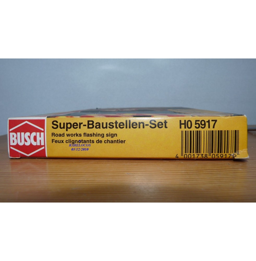 BUSCH 5917, balises de chantier lumineuses HO BO