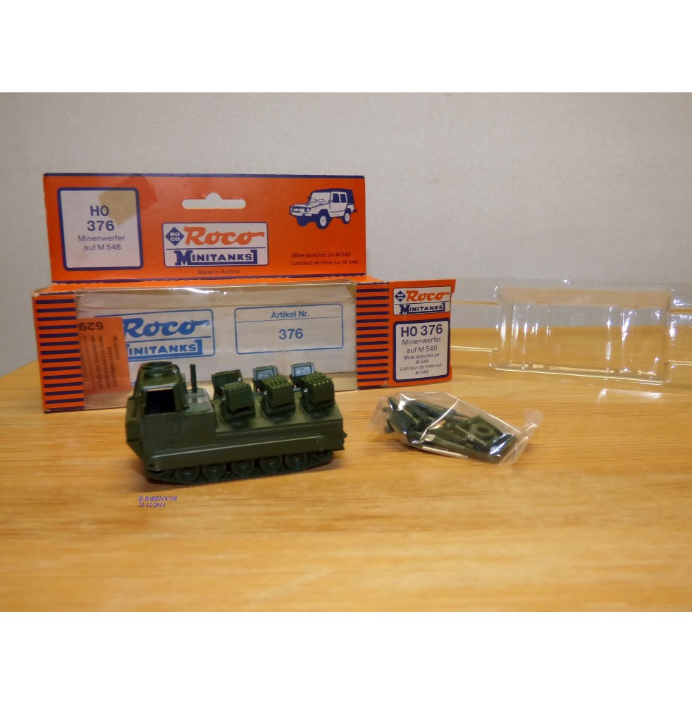 ROCO Minitanks 376, lanceur de mines sur chassis M 548 Neuf BO 1/87 HO