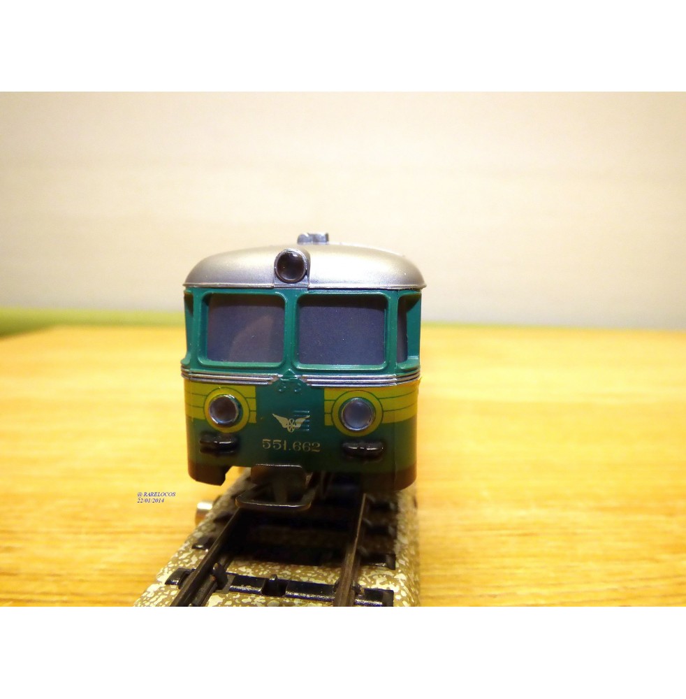 MÄRKLIN 3135, autorail et remorque ( Schienenbus ) série 551 / 731 CFV3V BO