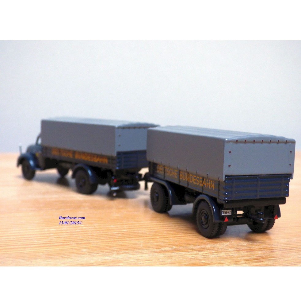 BUB 62177, camion MAGIRUS DEUTZ S 6500 et remorque bâchés DEUTSCHE ...