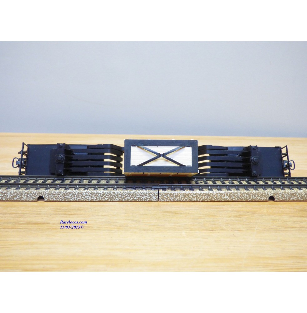 Märklin métal 4617 Wagon surbaissé EVS DB BO