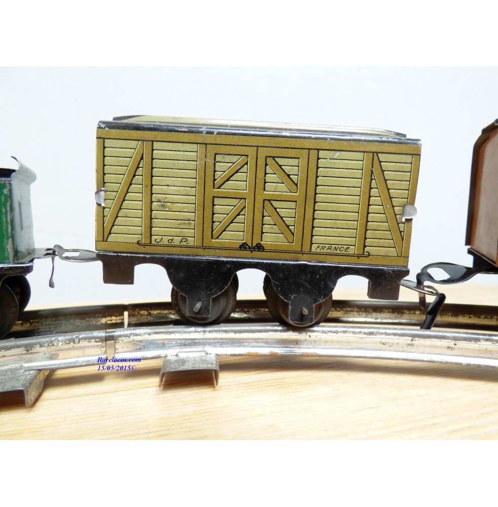 JOUET de PARIS ( J de P, JEP ) ????, rarissime coffret train mécanique ...