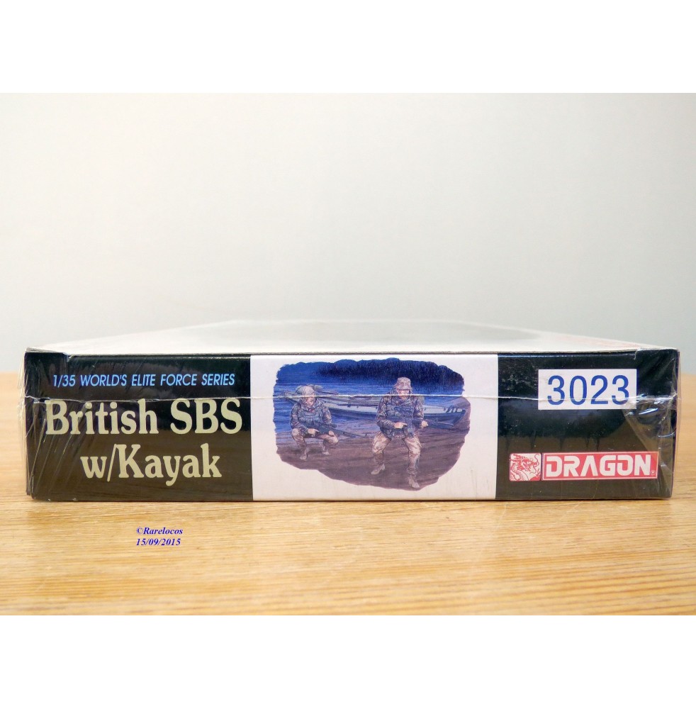 DRAGON 3023, commandos anglais SBS avec kayak 1/35 NEUF