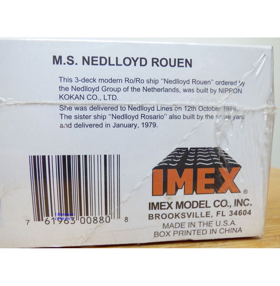 IMEX 880, cargo Ro/ Ro M.S. NEDLLOYD ROUEN neuf BO 1/450
