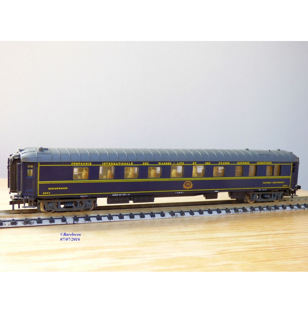 RIVAROSSI 9553, voiture restaurant N°: 2871 CIWL SNCF neuf BO