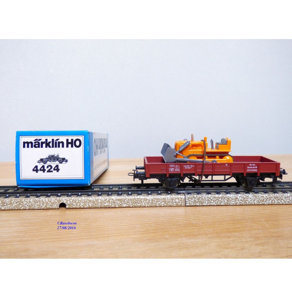 Märklin 4424, wagon plat type Kklm 505 DB neuf BO
