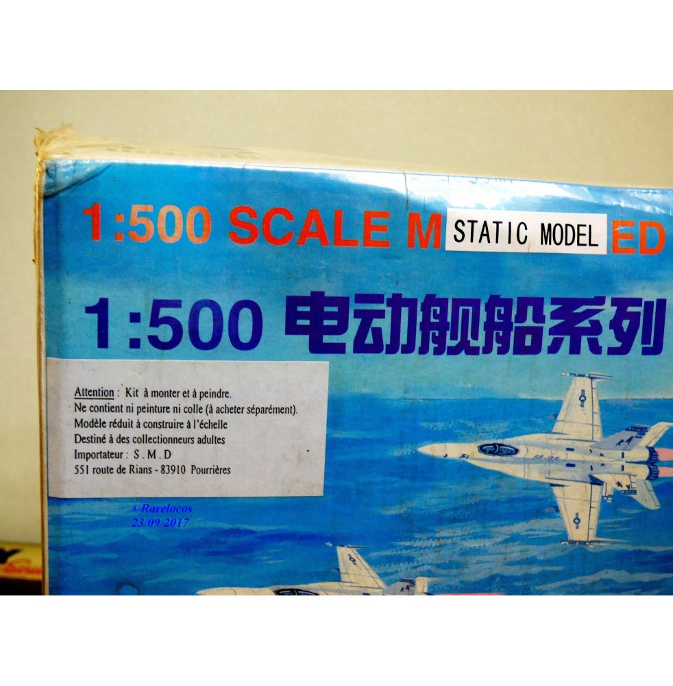 TRUMPETER 05201, porte avion nucléaire NIMITZ Neuf BO 1/500