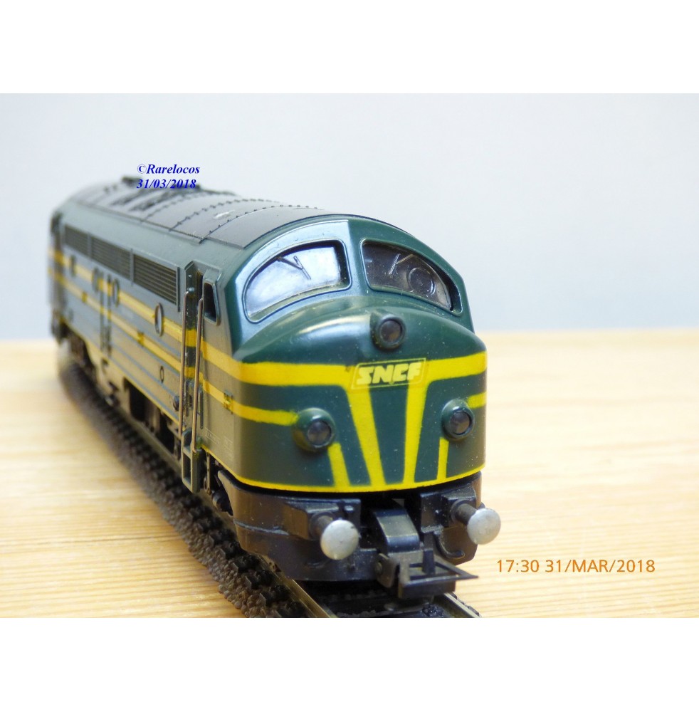 Fleischmann 1385 , loco diesel A1A A1A Nohab série 204 SNCB neuf BO ...