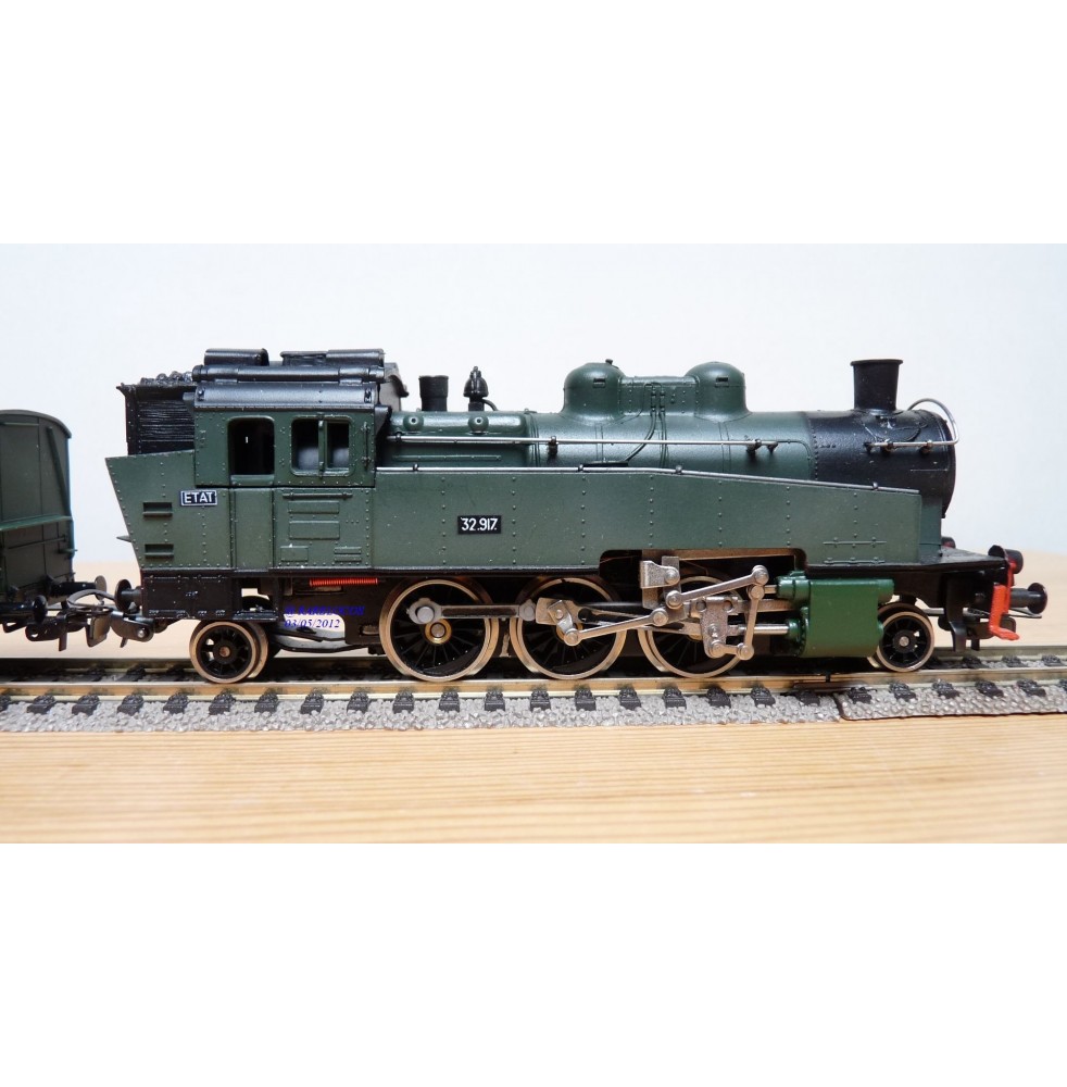 PIKO 0723, coffret 131T ETAT et 2 voitures SNCF BO