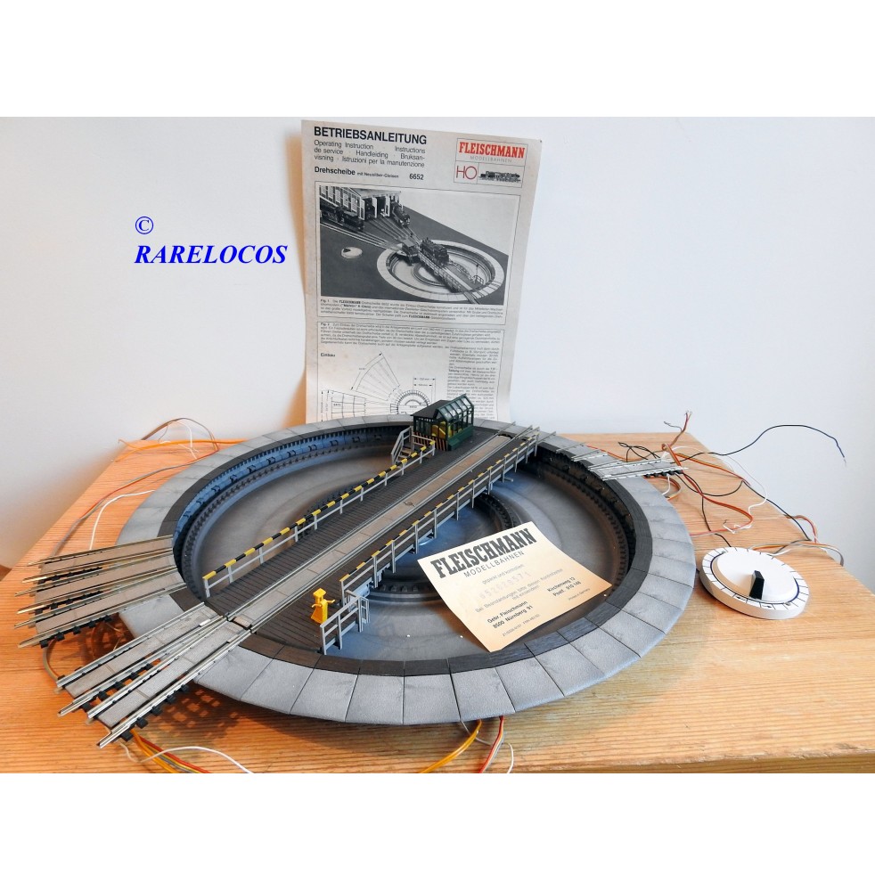 FLEISCHMANN 6652, plaque tournante électrique BO