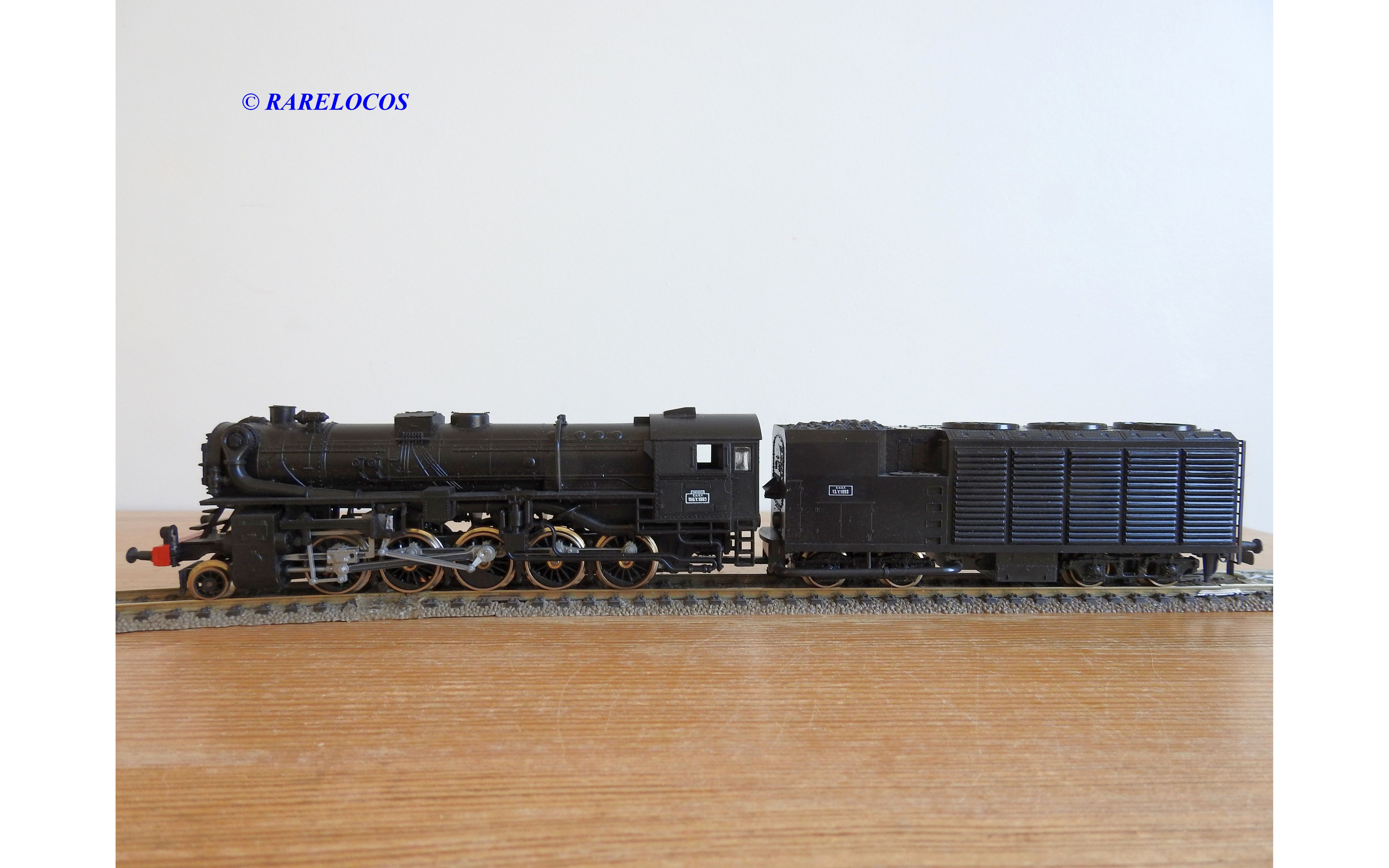 PIKO , locomotive Decapod 150 Y 1993 SNCF tender à condenseur ( ex Br ...