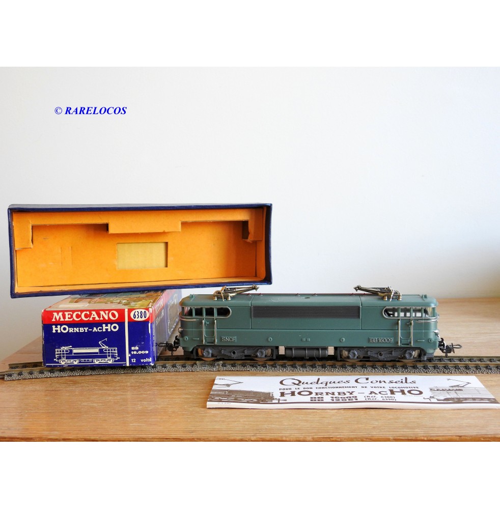 HORNBY Acho 6380, motrice Bo Bo BB 16009 SNCF neuf BO